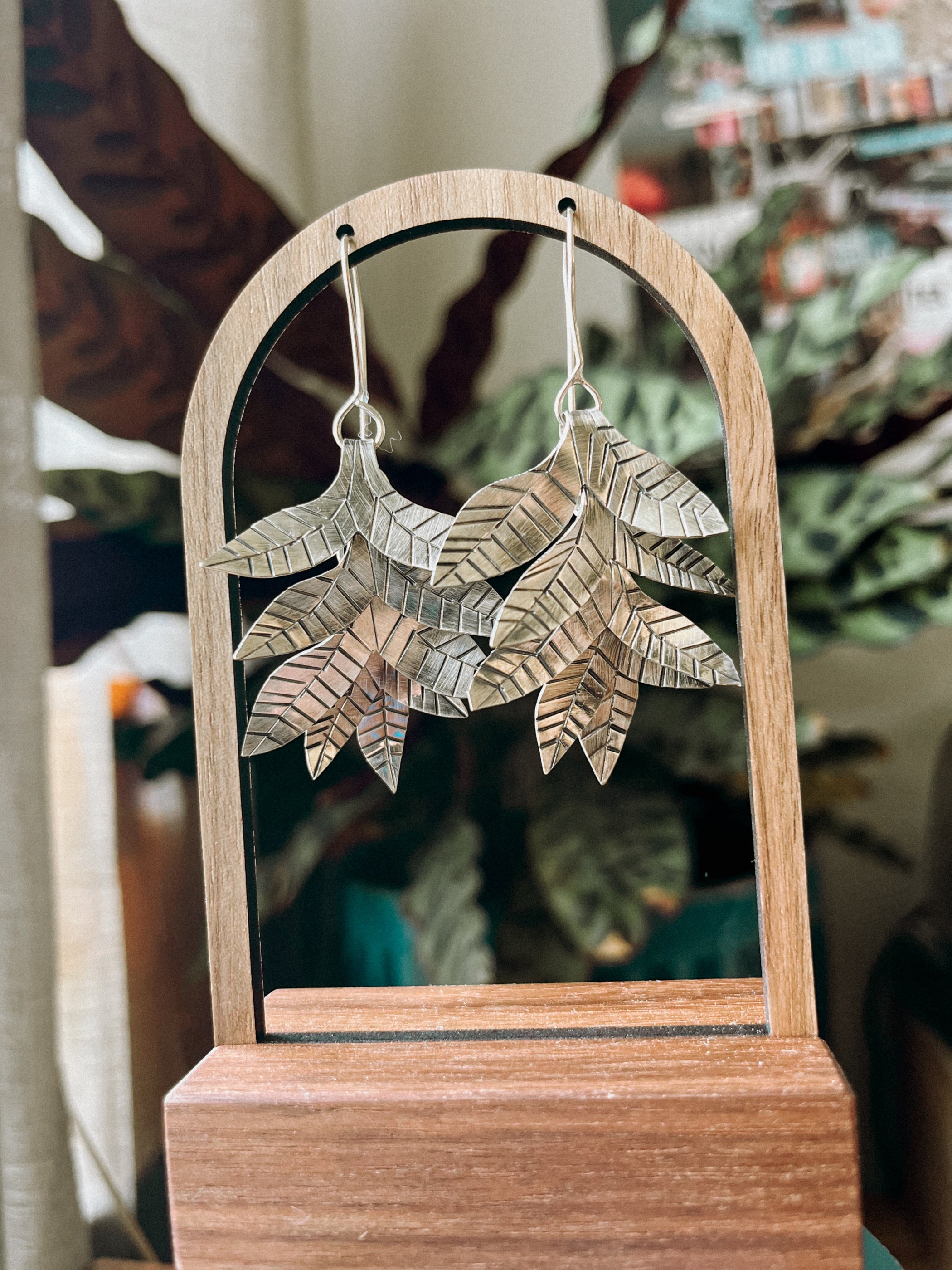 Hanging Leaves [Sterling Silver] – Juliana Yasmine