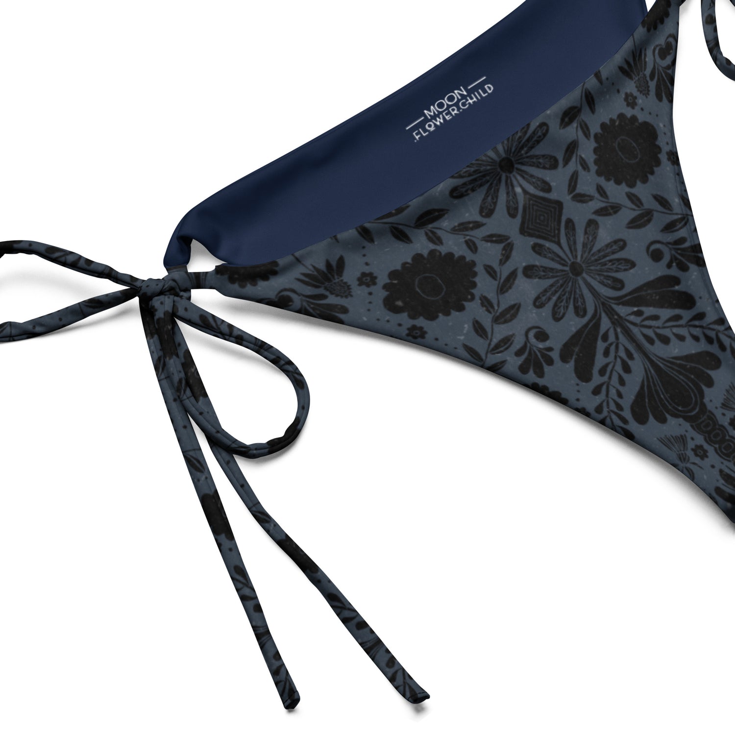 Recycled String Bikini Bottom [Night Sky] – Juliana Yasmine